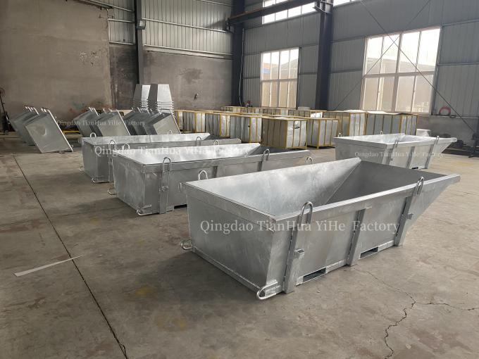 2M3-12M3 Metal Skip Bin Trash Skip Container Construction Garbage Bin