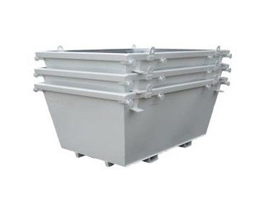 Low Profile Forklift Dumpster Hopper 4000LBS Self Tipping Dumpster