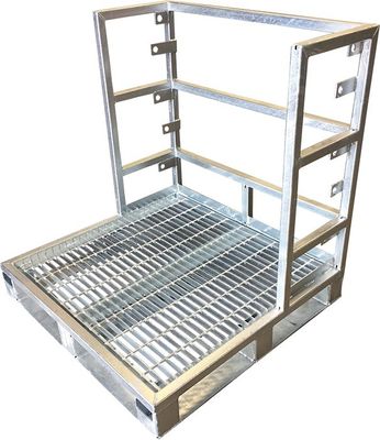 ISO9001 6 Cylinder Transport Rack 3 Wide By 2 Deep N2 Bottle Rack