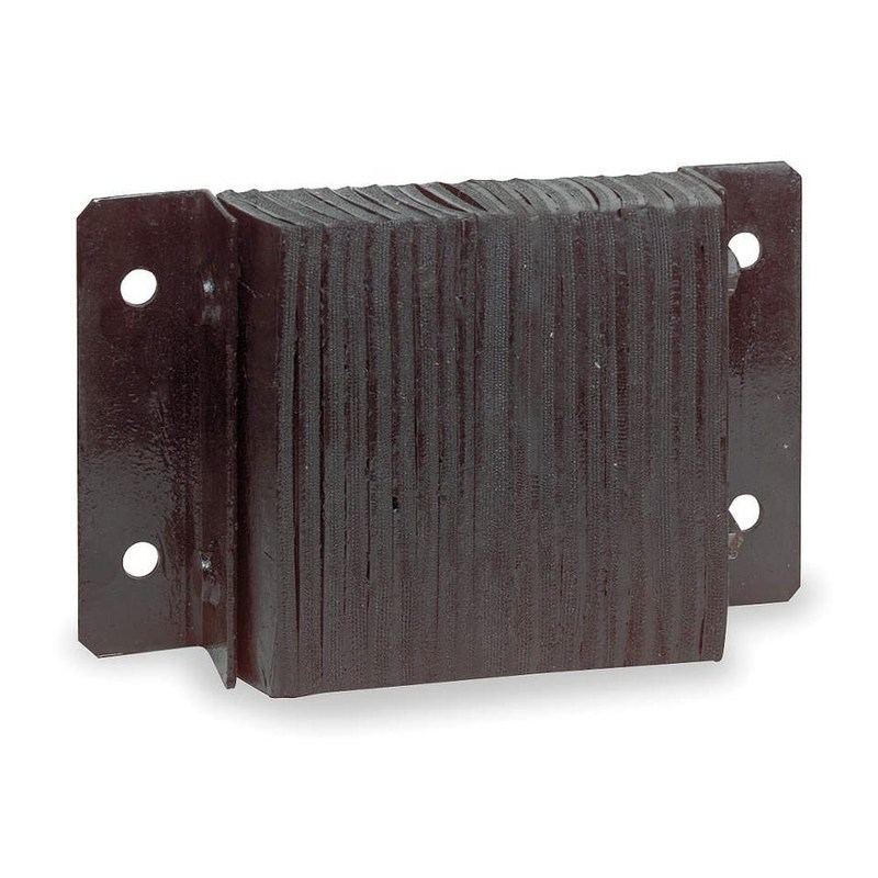 Horizontal Laminated Rubber Dock Bumpers Rectangular Loading Dock ...