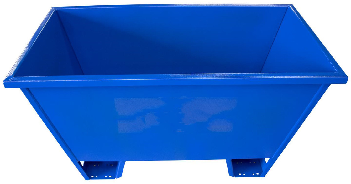 10CBM 10 Gauge Steel Mortar Box Concrete Equipment Parts Blue