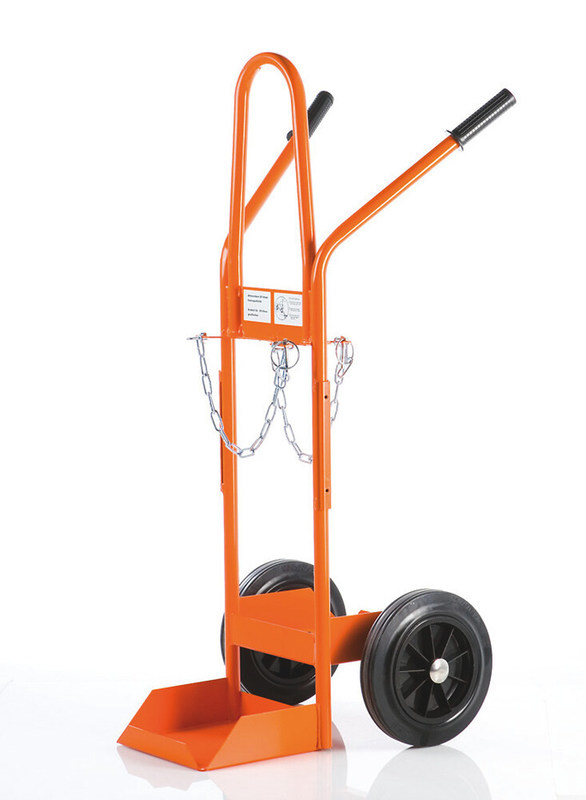 Orange 20ltr 50ltr Propane Cylinder Dolly Oxygen Tank Cart With Wheels