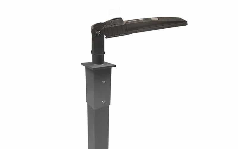 Q235 2.38" Tenon Adapter OD Square To Round Light Pole Adapter