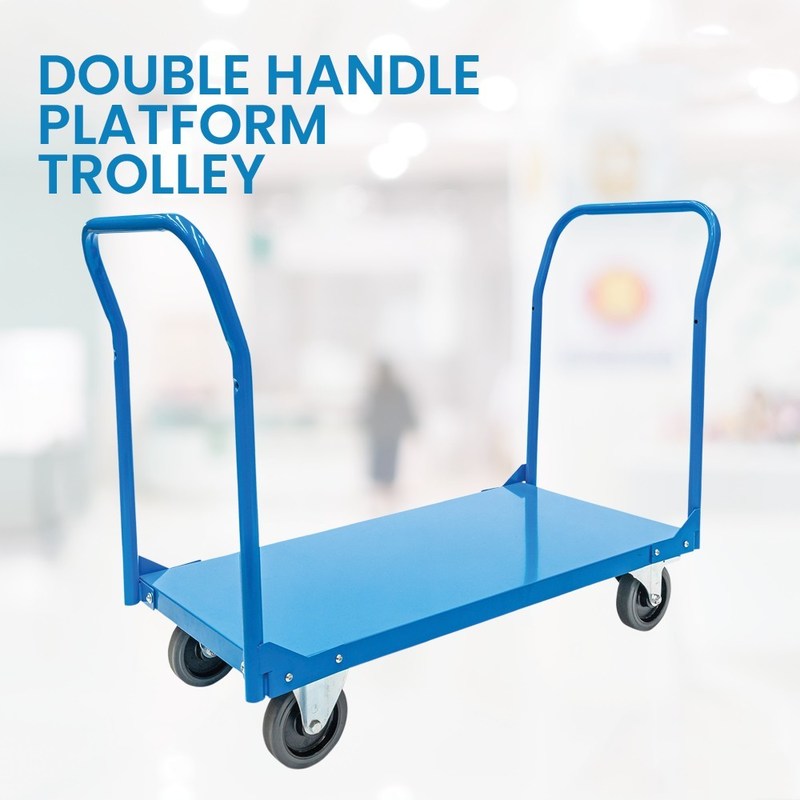 Metal Fab Products Platform Trolley 500kg Stainless Steel Platform Cart