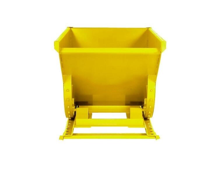 4000Lbs Self Dumping Steel Hopper Forklift Attachment Forklift Dump Cart