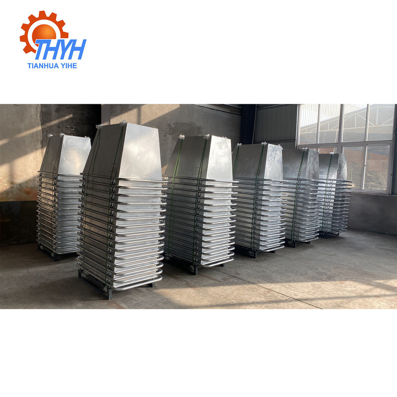 400L Garbage Collection Trolley Crane Boat Skip 7000LBS Capacity