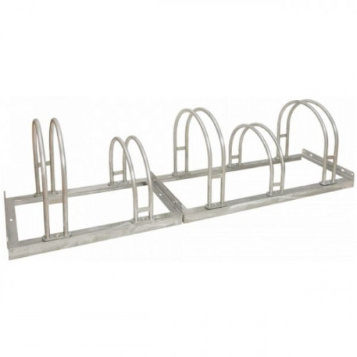 3 Hi Hoop Grid Bike Rack Galvanized Metal Bike Rack For Garage