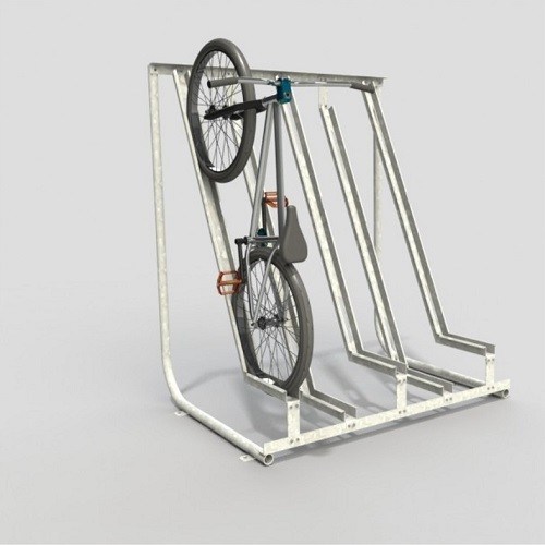Semi Vertical Metal Bike Rack Stand Hardware Fabrication Street Bike Rack