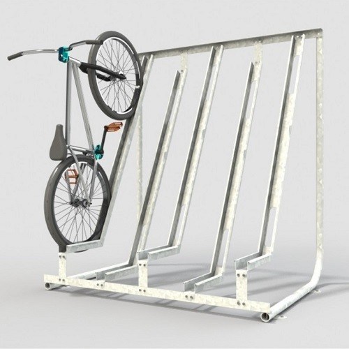 Semi Vertical Metal Bike Rack Stand Hardware Fabrication Street Bike Rack