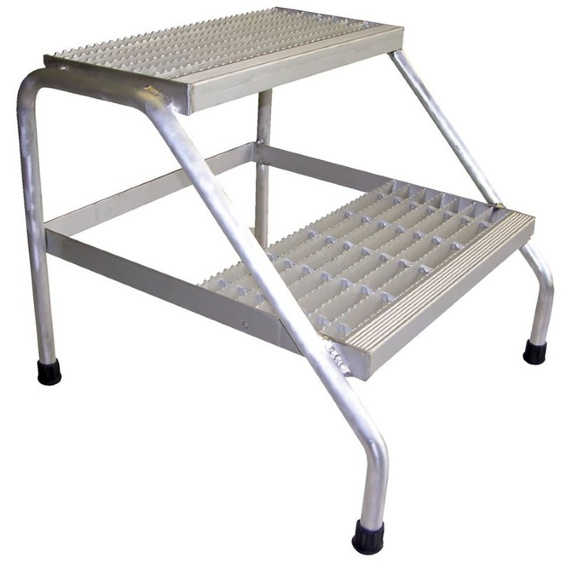 2 Or 3 Tread Aluminum Step Stands Material Handling Equipment Fabrication