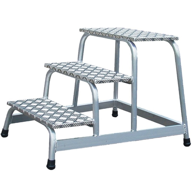 Yellow 3 Step Aluminum Step Stool 500lbs Lightweight Aluminium 3 Step ...