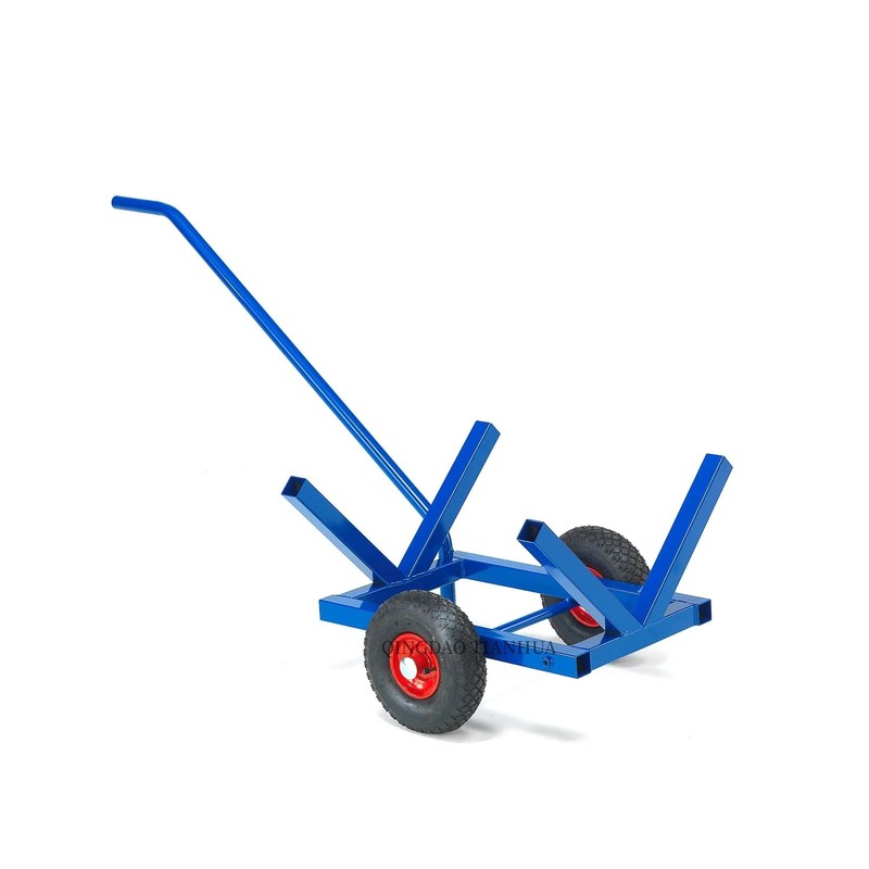 Welded 200Kg Double Wheel Barrow Trolley Metal Fab Products