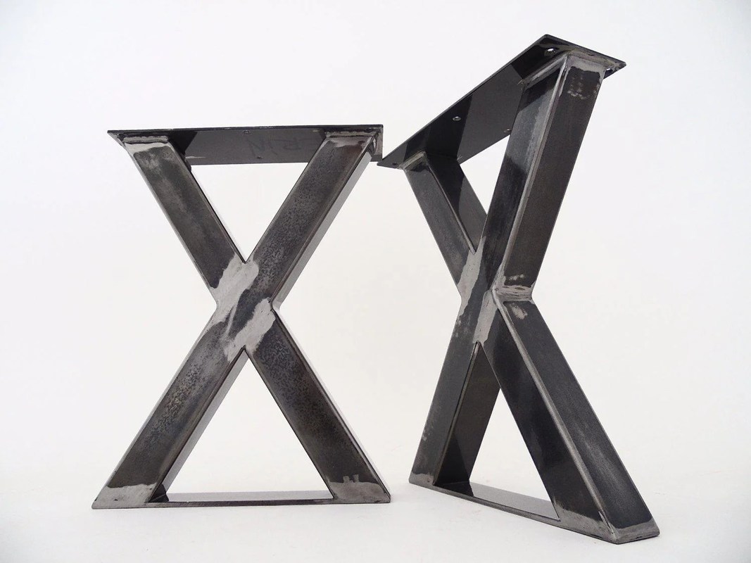 16"x Frame Bench Legs Set ( 2)-Customizable Height and Size Modern ...