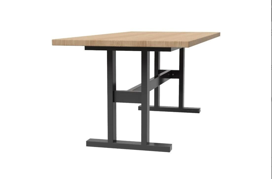 HAMPSTEAD TABLE LEGS WITH CENTRE BAR AND TOP SUPPORT FRAME