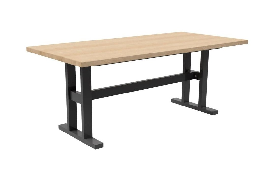 HAMPSTEAD TABLE LEGS WITH CENTRE BAR AND TOP SUPPORT FRAME