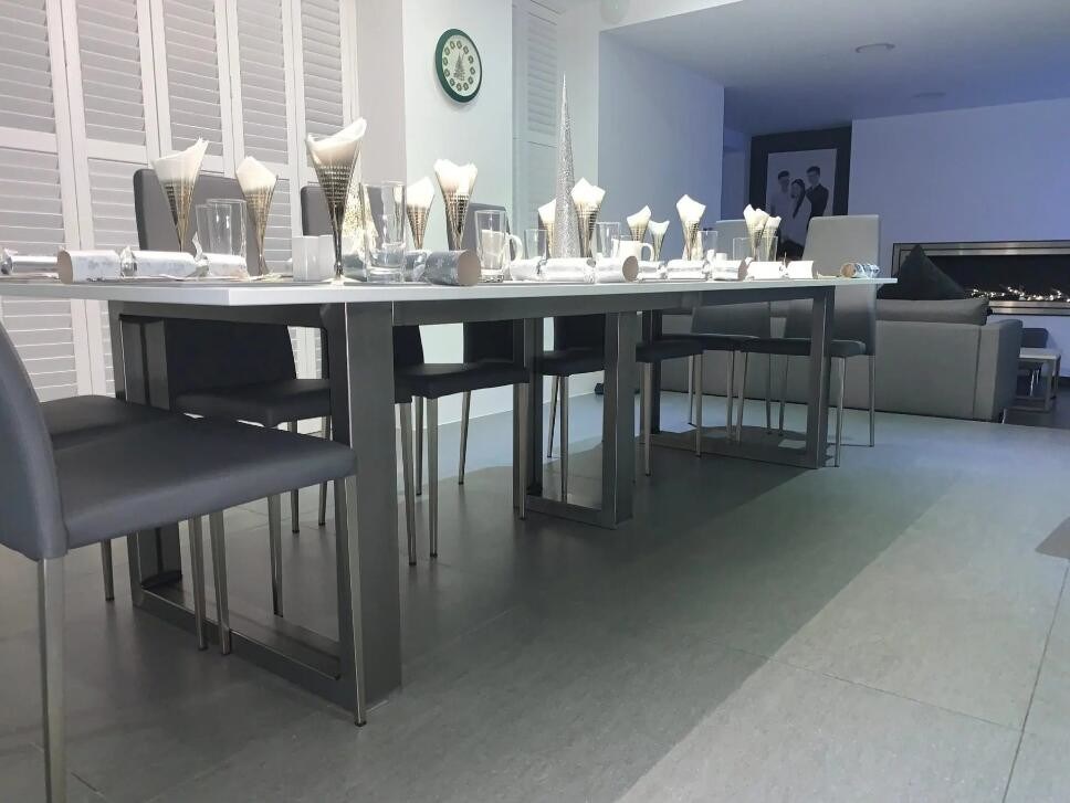 XL RECTANGLE TABLE LEGS WITH TOP SUPPORT FRAME