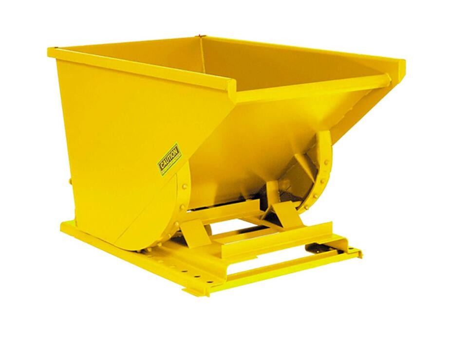 4000Lbs Self Dumping Steel Hopper Forklift Attachment Forklift Dump Cart