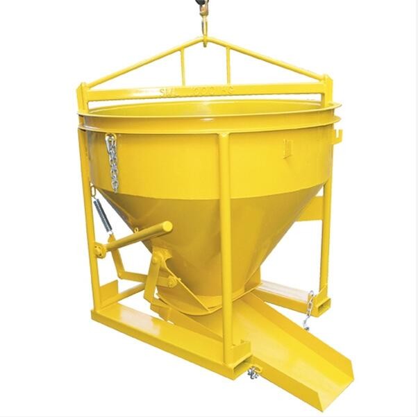 1 Cubic Meter Concrete Kibble Bucket Concrete Equipment Parts 3000kg Load