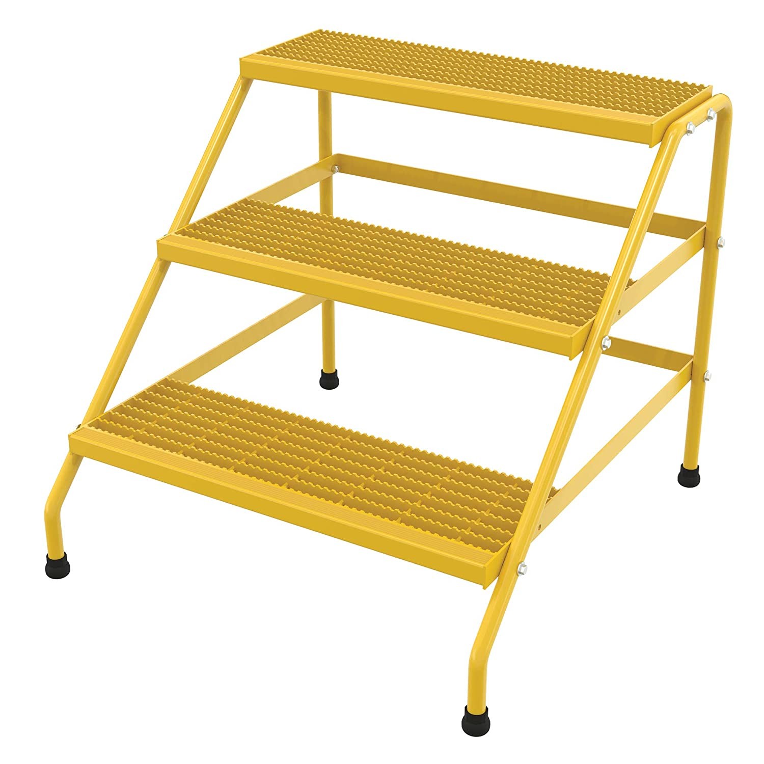 Yellow 3 Step Aluminum Step Stool 500lbs Lightweight Aluminium 3 Step ...