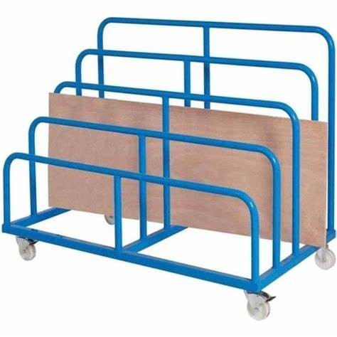 Mobile 500KGS Vertical Sheet Rack Material Handling Equipment Fabrication