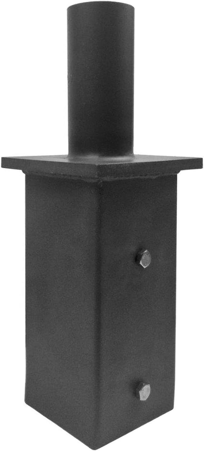 5 Inch Square Pole Tenon Adapter Light Pole Bracket Metal Fab Products