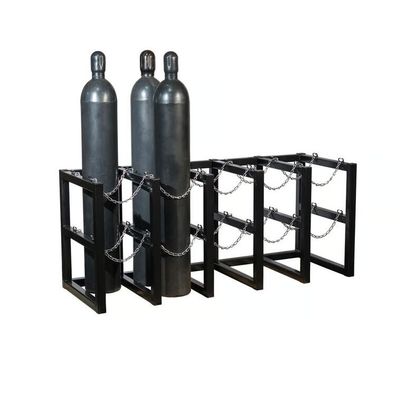 10 Tank Gas Cylinder Storage Rack 5 Wide By 2 Deep Metal Fab Products