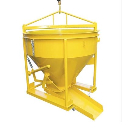 1 Cubic Meter Concrete Kibble Bucket Concrete Equipment Parts 3000kg Load